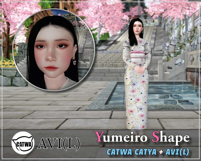 Second Life Marketplace - Yumeiro shape + Style card - AVI{L} - Catwa catya